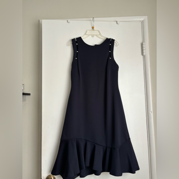 Ivanka Trump | Dresses | Ivanka Trump Navy Blue Dress | Poshmark